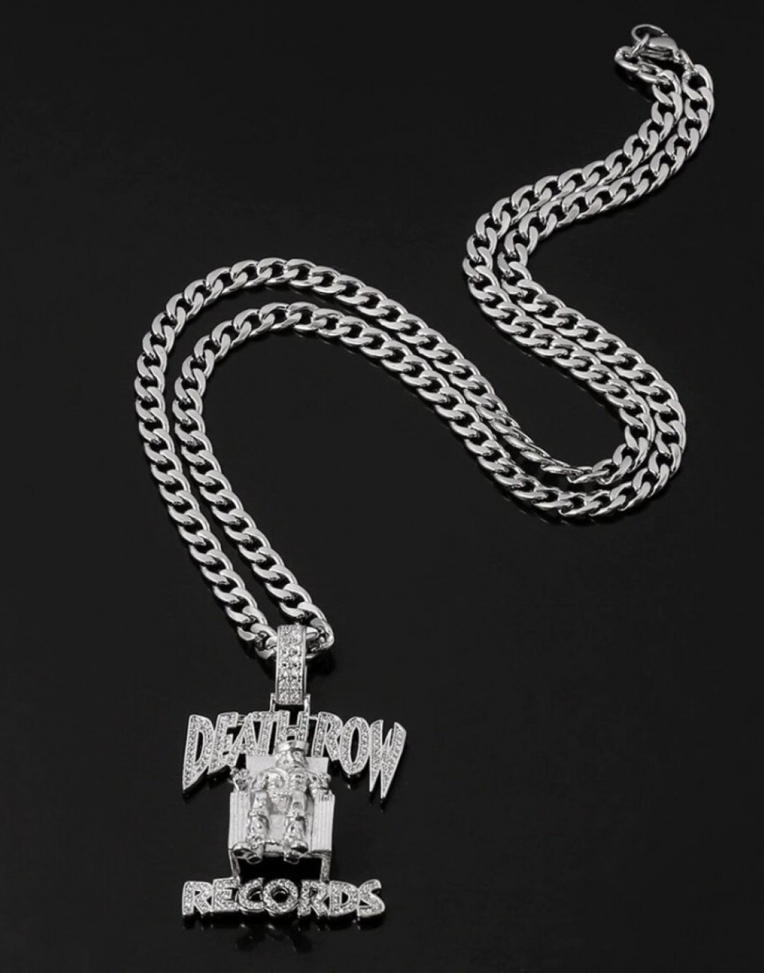Death Row Records медальон в цвят сребро | Hoodstyle.bg